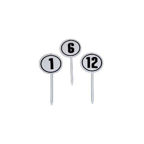 Round Numbered Marker Pin Set - Victor Sports