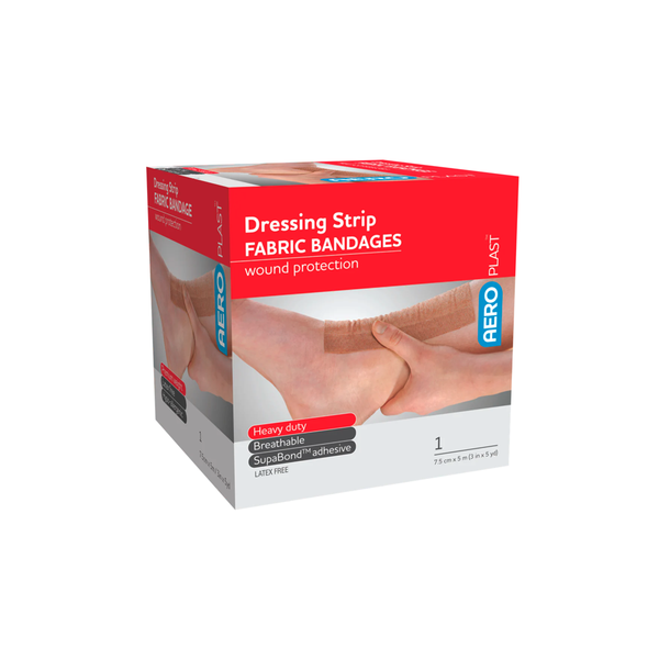 Fabric Dressing Strip 7.5cm x 5m - Victor Sports