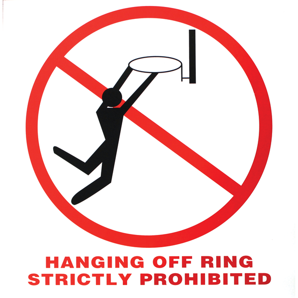 Slam Dunk Warning Sign - Victor Sports