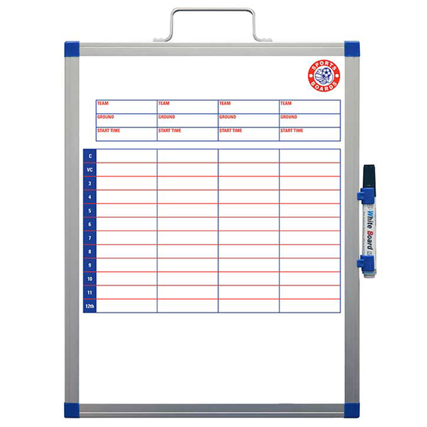 Cricket Large Coaches Board - 36cm x 46cm - Victor Sports