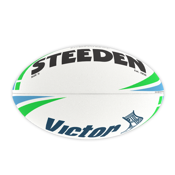 Custom Steeden International Match Rugby Ball - Victor Sports