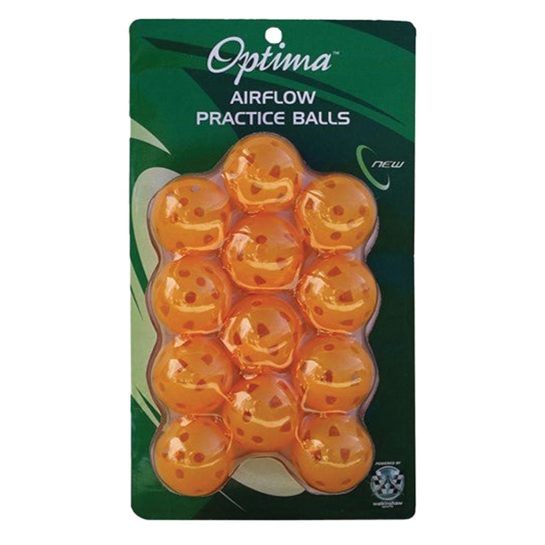 Optima Air-Flow Practice Balls - 6/12 Pack - Victor Sports
